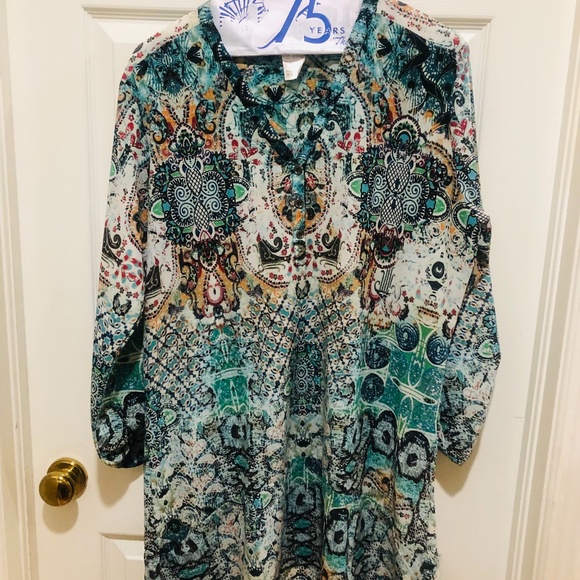 Tops | Colorful Tunic | Poshmark